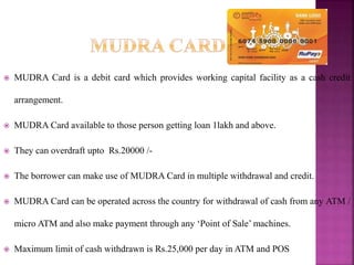 Mudra loan scheme | PPTX