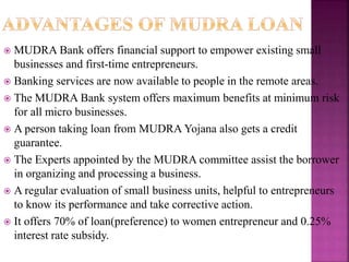 Mudra loan scheme | PPTX
