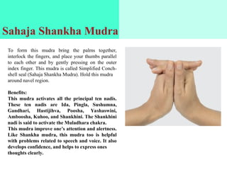 MUDRA PRACTICE FOR HEALTH AND WELL BEING | PPT