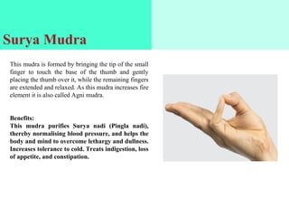 MUDRA PRACTICE FOR HEALTH AND WELL BEING | PPT