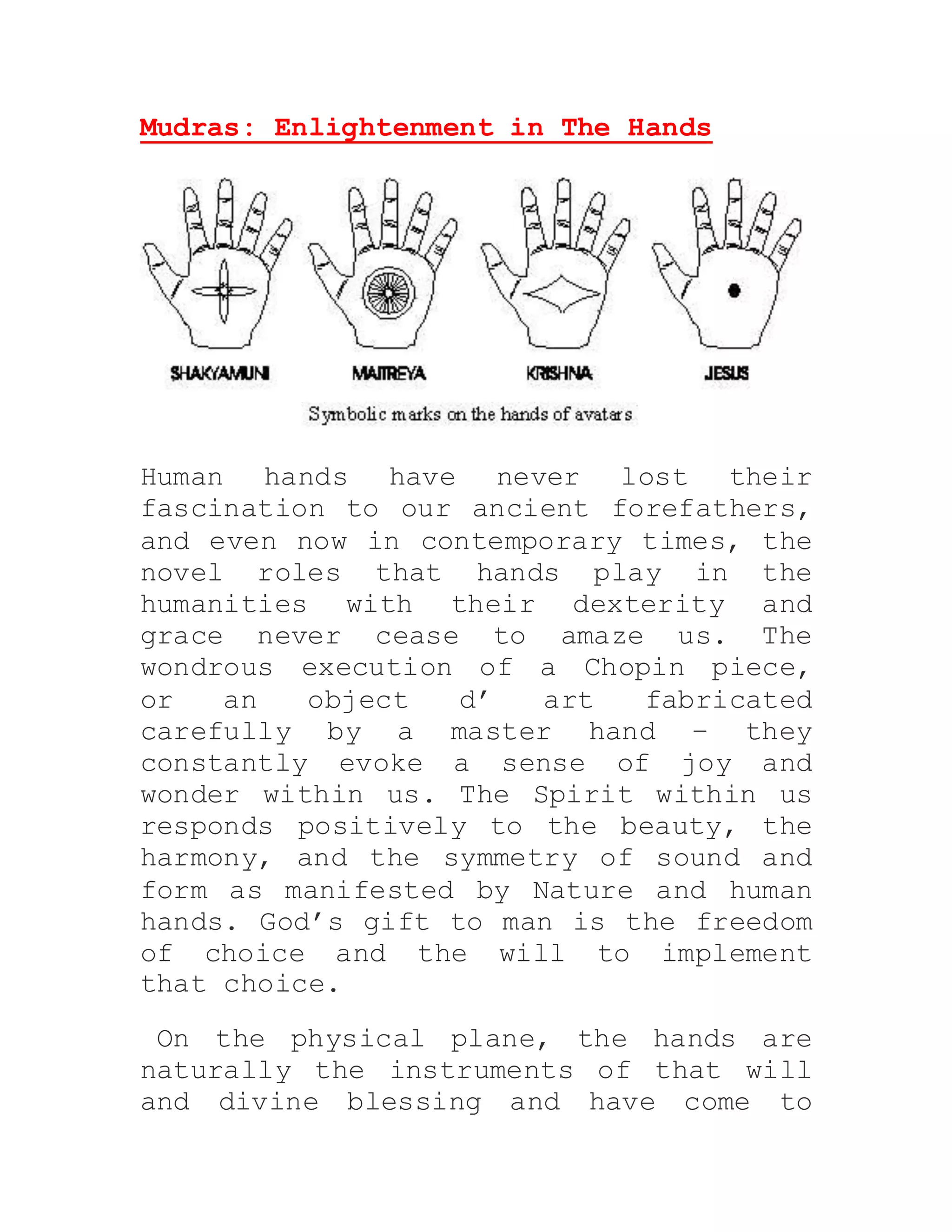 Mudras | PDF