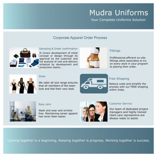 Mudra uniforms | PDF