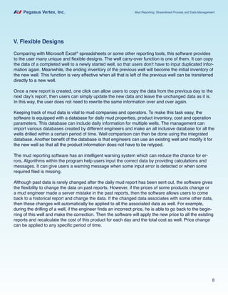 Mud Reporting: Streamlined Process and Data Management | PDF