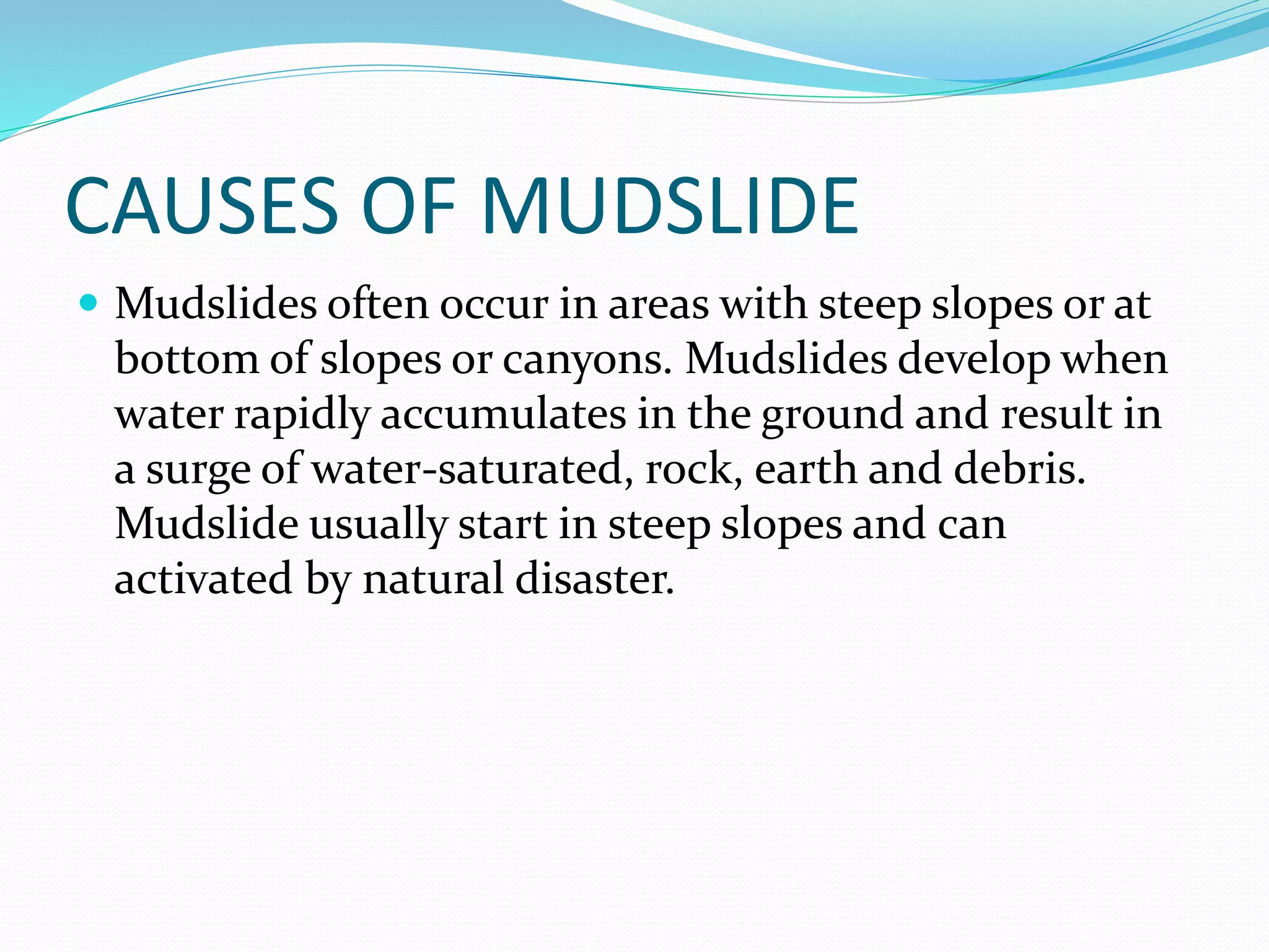 Mudslide | PPTX