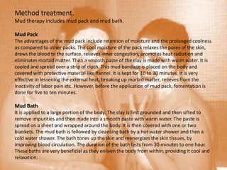 Mud therapy | PPTX