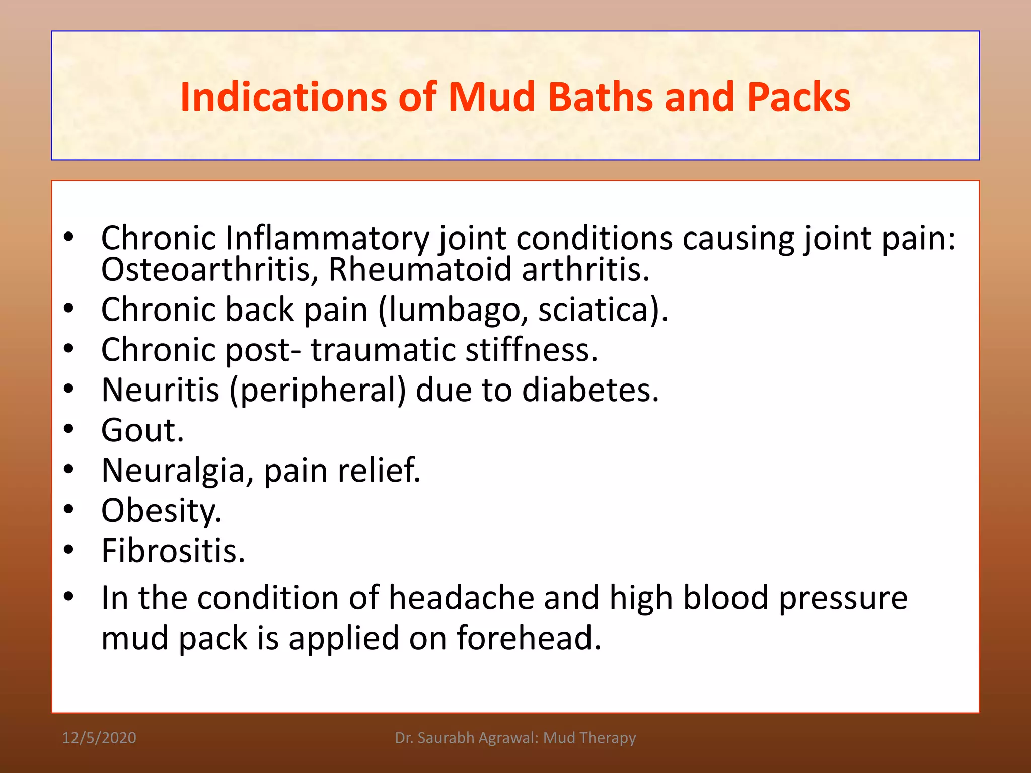 Mud therapy | PPTX