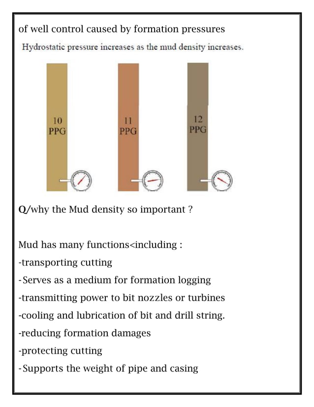 Mud balance test (drilling fluid lab test) | PDF