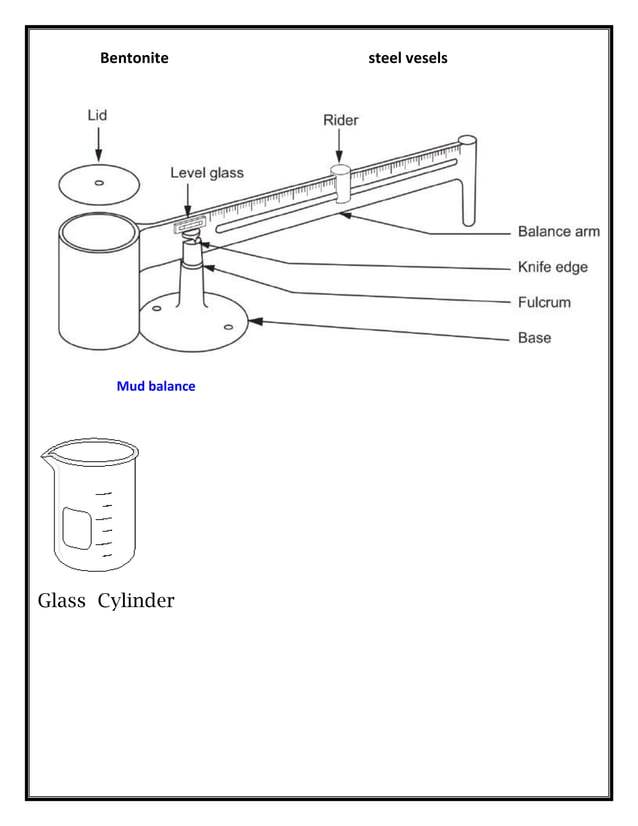 Mud balance test (drilling fluid lab test) | PDF