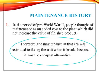 Maintenance utility and engineering in process engineering | PDF