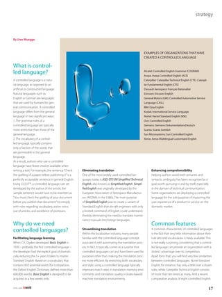 Controlled Language | PDF