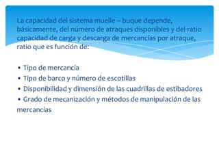 Muelles portuarios.. exposicion | PPTX