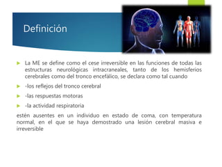 Muerte encefalica | PPTX