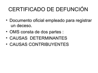 Criminalistica Muerte | PPT