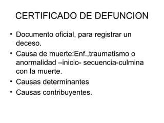 Criminalistica Muerte | PPT