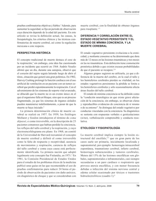 Muerte cerebral | PDF