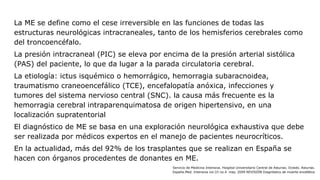 Muerte encefalica diagnostico clinico y por imagen | PPTX