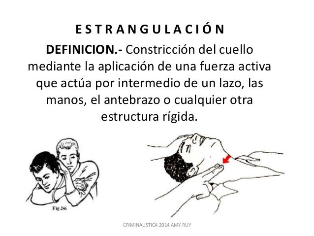 Muertes violentas por estrangulación