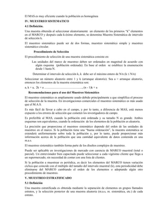 Muestreo | PDF