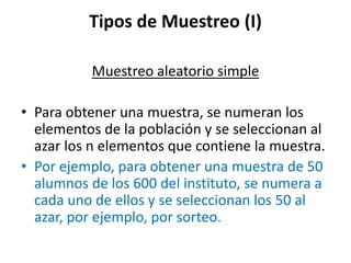 Conceptos Básicos de Muestreo | PPTX