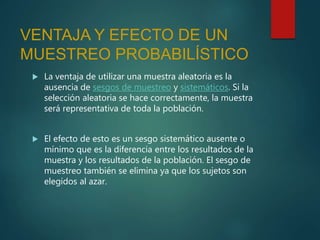 Muestreo aleatorio simple | PPTX
