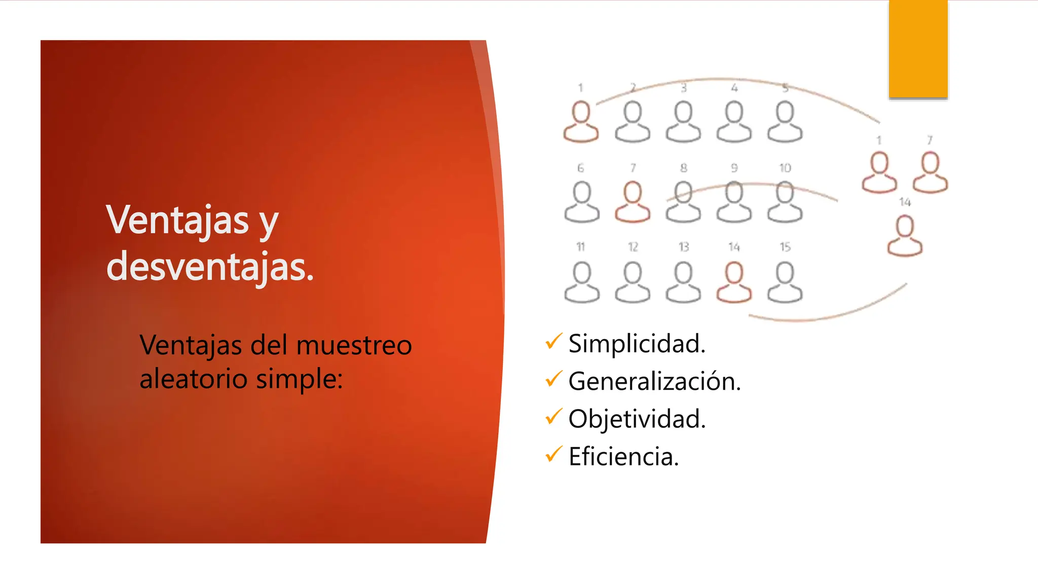 Presentación del muestreo aleatorio simple | PPTX