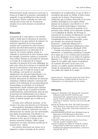 Muestreo sanguineo de ratasen vena safena | PDF