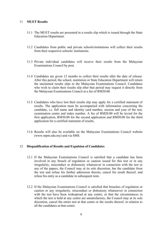 Muet STPM | PDF