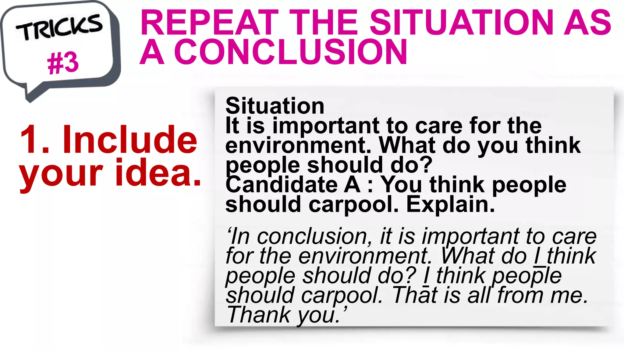 MUET Speaking Tips and Tricks | PPTX