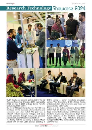 Mehran University Newsletter Vol-X, Issue-II, 2024 | PDF