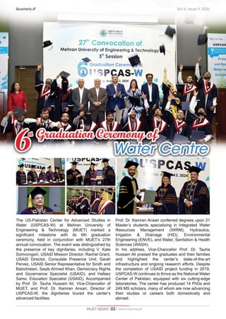 Mehran University Newsletter Vol-X, Issue-II, 2024 | PDF