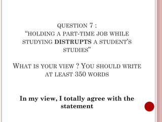 Muet extended writing Example | PPTX