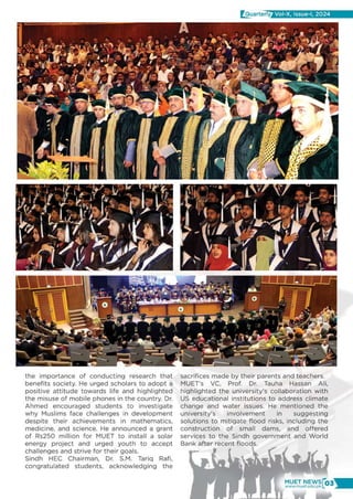 Mehran University Newsletter Vol-X, Issue-I, 2024 | PDF