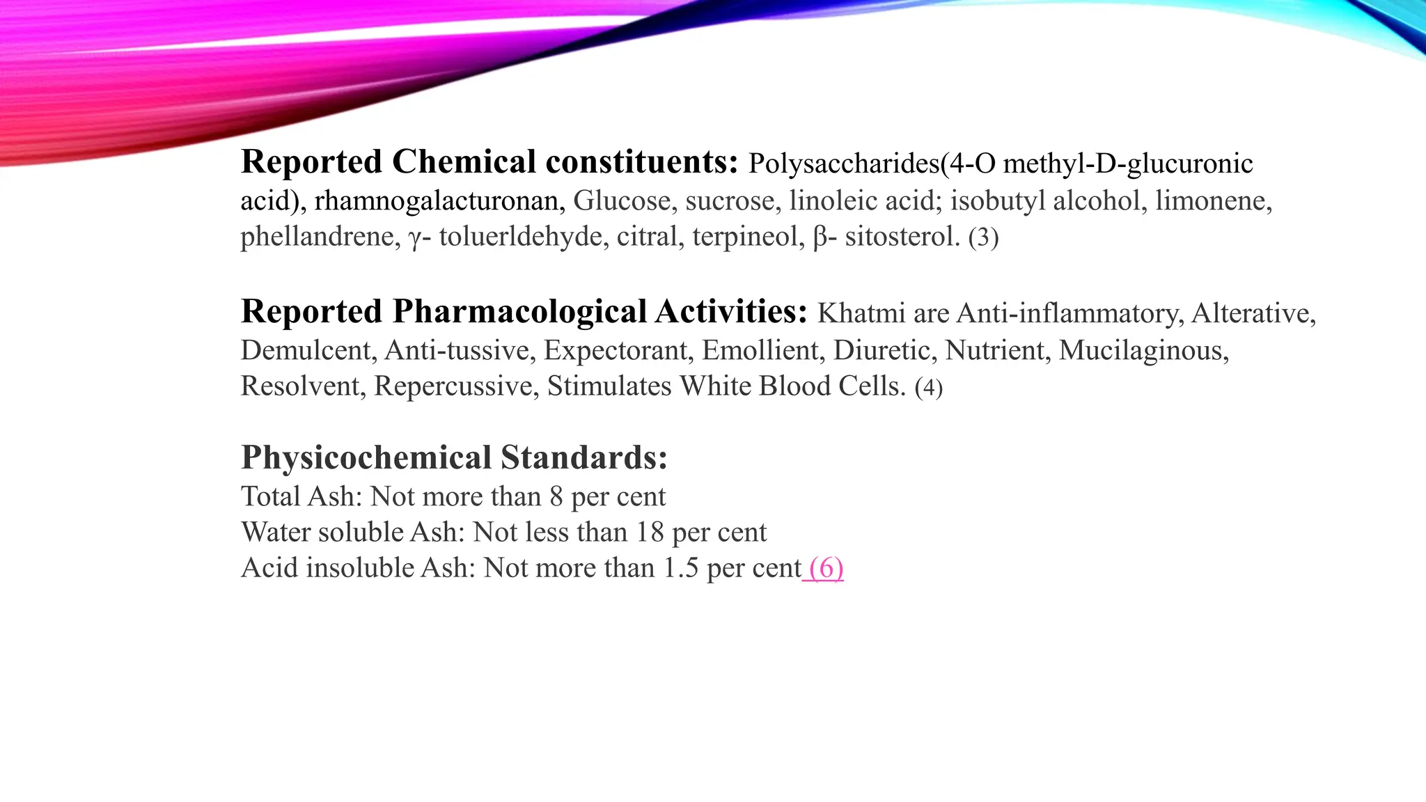 Formulation And Evaluation Of Herbal Cough Syrup Khatmi Althea Officinalis Linn Pptx