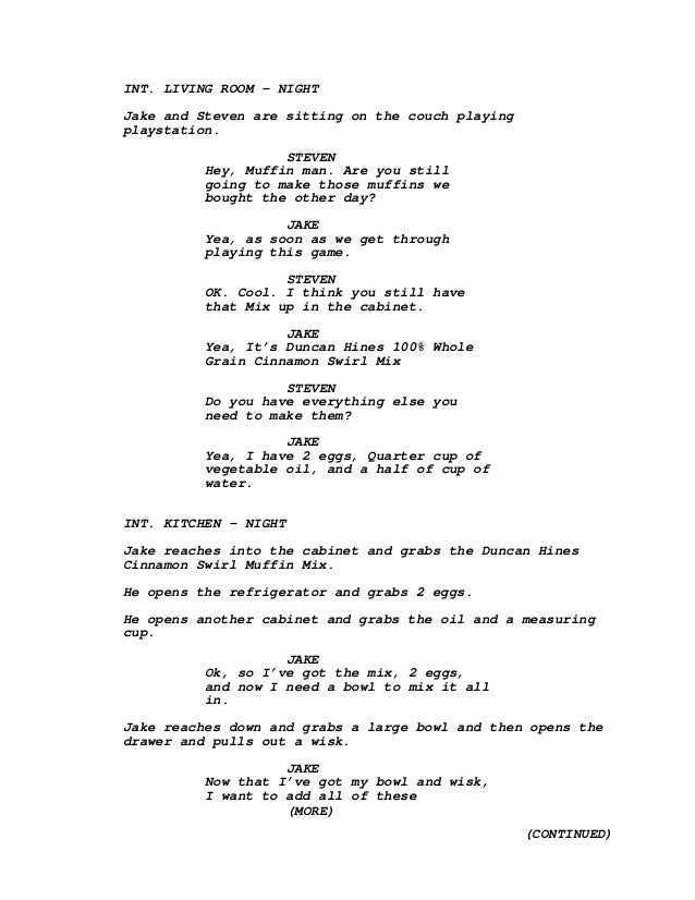 Muffin Man How-To Script Concept