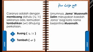 Mufrad Muthanna Jama' (Singular, Dual, Plural) | PDF