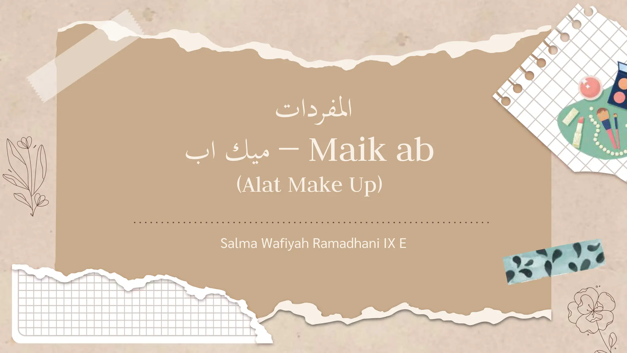 Mufrodat Bahasa Arab Salma | PPTX