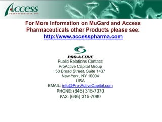 MuGard for Oral Mucositis | PPTX