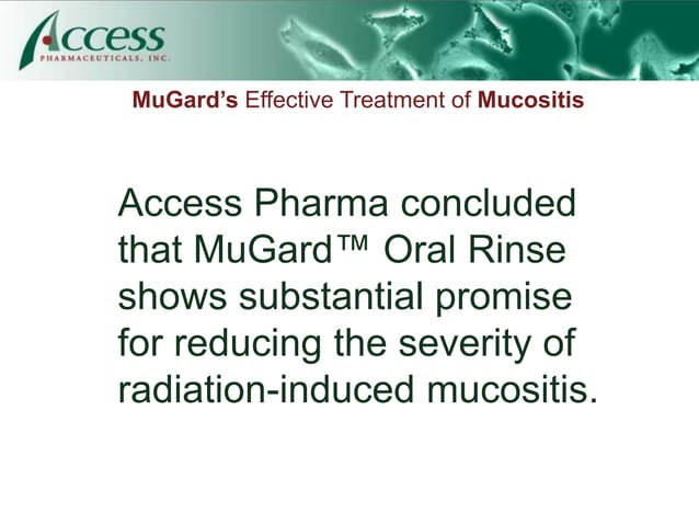 MuGard for Oral Mucositis | PPTX