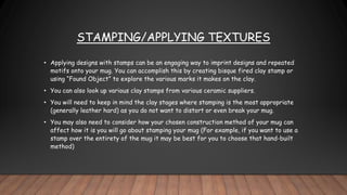 Mug decorating lecture | PPTX
