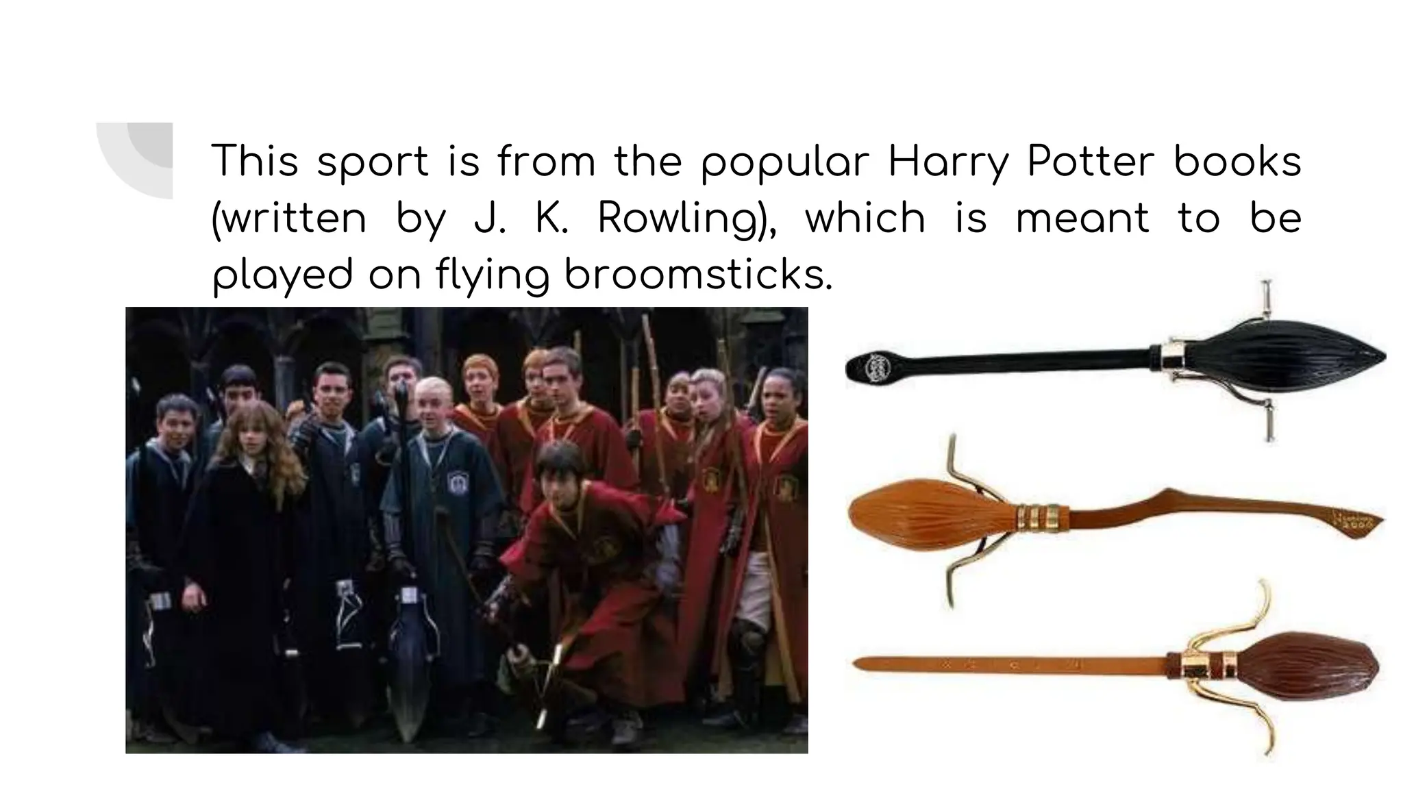 Muggle Quidditch Sport from Harry Potter | PPTX