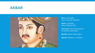 Mughal Emperors Of India | PPTX