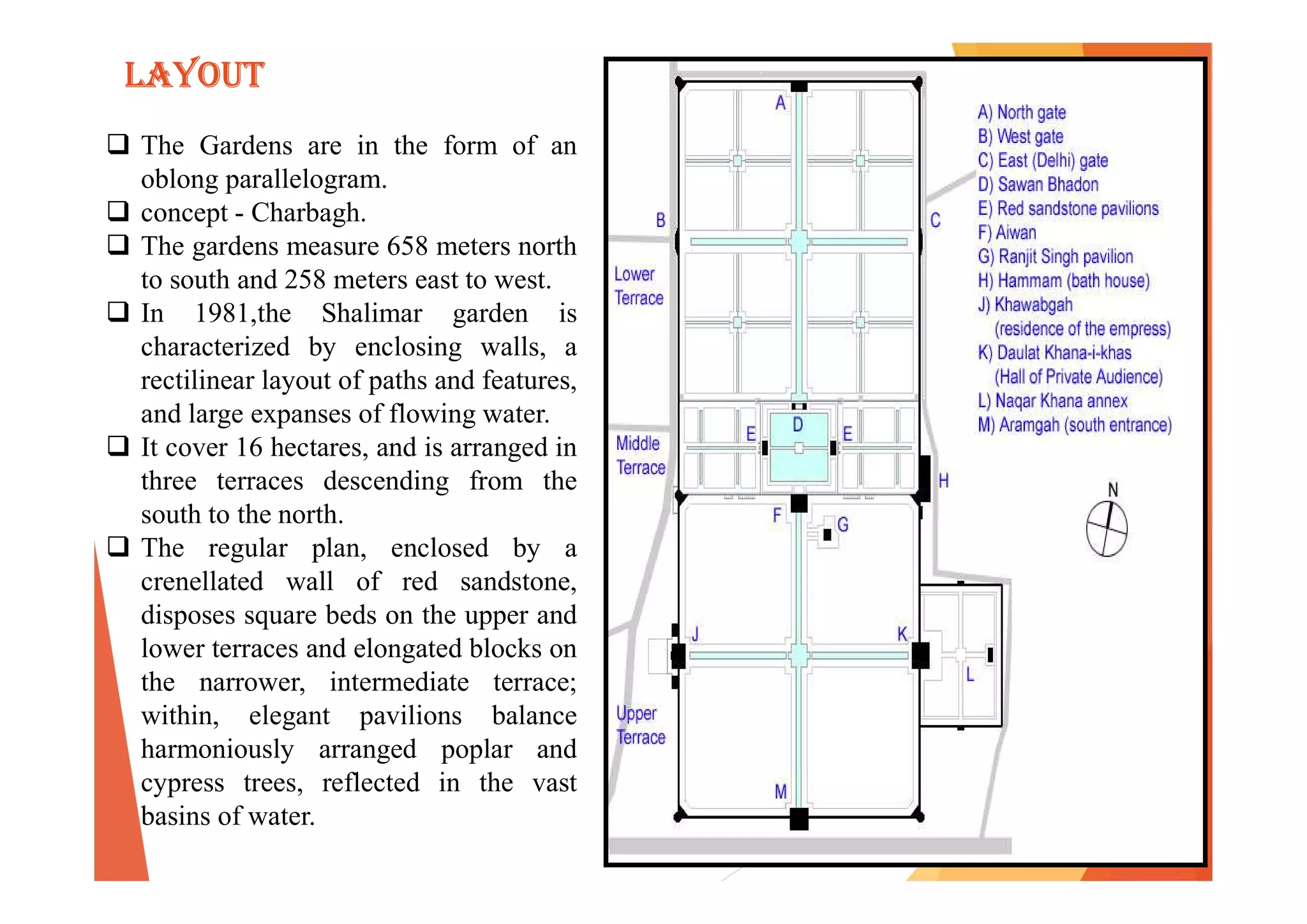 presentation on mughal garden( landscape architecture) | PDF