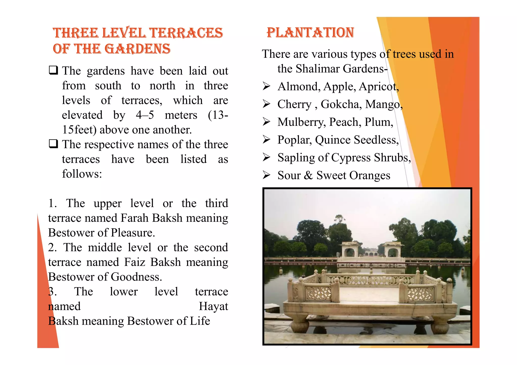 presentation on mughal garden( landscape architecture) | PDF