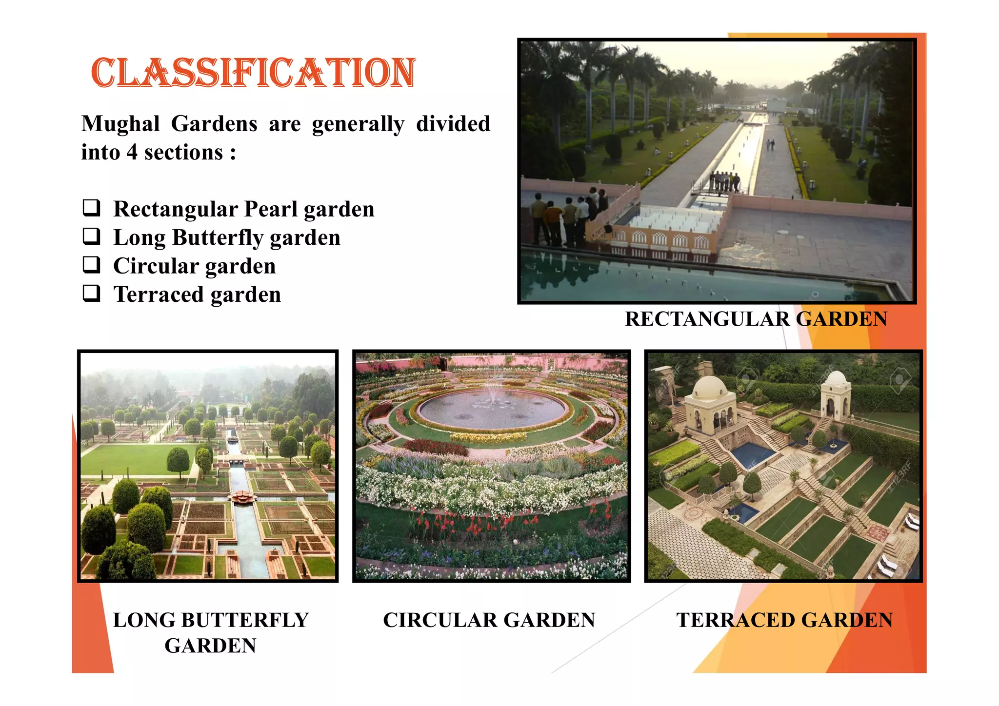 presentation on mughal garden( landscape architecture) | PDF