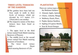presentation on mughal garden( landscape architecture) | PDF