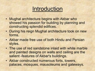 Mughal architecture | PPTX