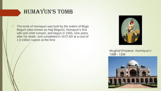 Mughal Architecture [fort, mosque[masjid], tomb | PPT