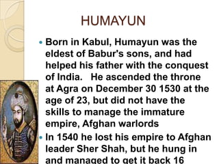 Mughal dynasty | PPTX