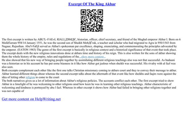 Mughal Emperor Akbar | PDF