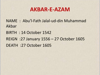 Mughal emperors | PPTX